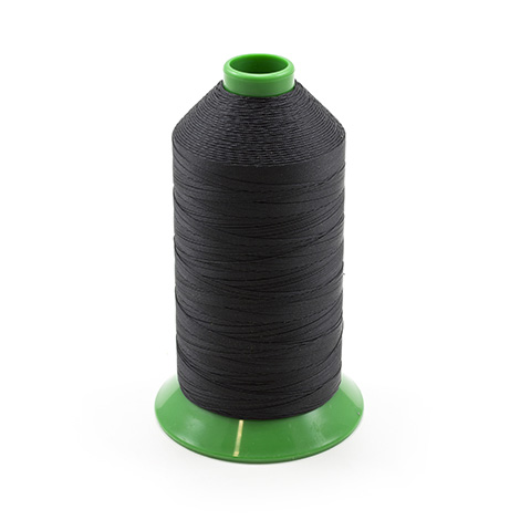 A&E Poly Nu Bond Twisted Non-Wick Polyester Thread Size 138 #4608 Black ...